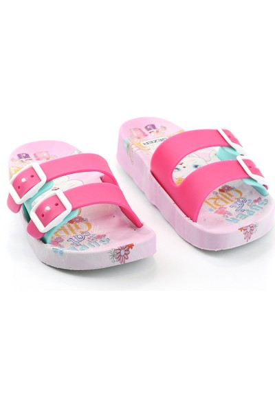 Gezer Yazlık Kaydırmaz Taban Iki Toka Kız Çocuk Terlik Gezer Yazlık Kaydırmaz Taban Iki Toka Kız Çocuk Terlik