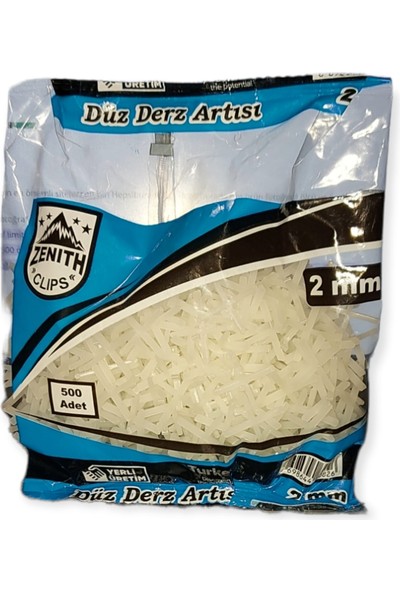 2 mm Düz Derz ARTISI-500 Adet 2 mm Düz Derz ARTISI-500 Adet