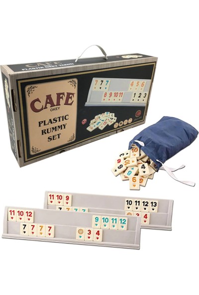 Cafe Plastik Okey Takımı Cafe Plastik Okey Takımı