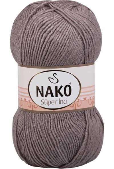 Nako Süper Inci El Örgü Ipi 100 gr Vizon 2000 Nako Süper Inci El Örgü Ipi 100 gr Vizon 2000