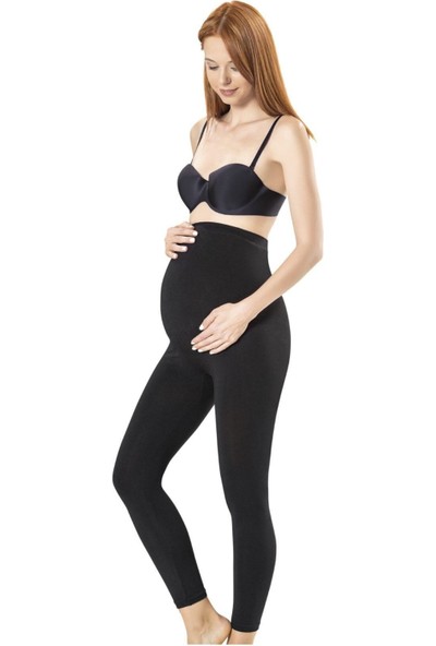 Tdexpres Kadın Siyah Bamboo Hamile Tayt (1240) Tdexpres Kadın Siyah Bamboo Hamile Tayt (1240)