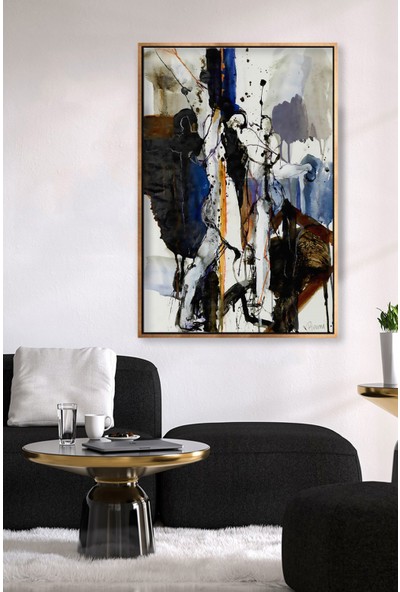 Tavolo Arte Çerçeveli Soyut Yağlıboya Dokulu Tablo – YD-1175 Tavolo Arte Çerçeveli Soyut Yağlıboya Dokulu Tablo – YD-1175