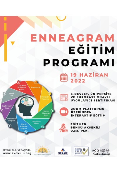 Ev Okulu Derneği Enneagram Eğitim Programı Ev Okulu Derneği Enneagram Eğitim Programı