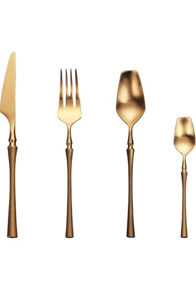 Love Home Xiaoman Bel Altın 304 Paslanmaz Çelik Altın Bıçak Çatalı Kaşık Tam Set (Yurt Dışından) Love Home Xiaoman Bel Altın 304 Paslanmaz Çelik Altın Bıçak Çatalı Kaşık Tam Set (Yurt Dışından)