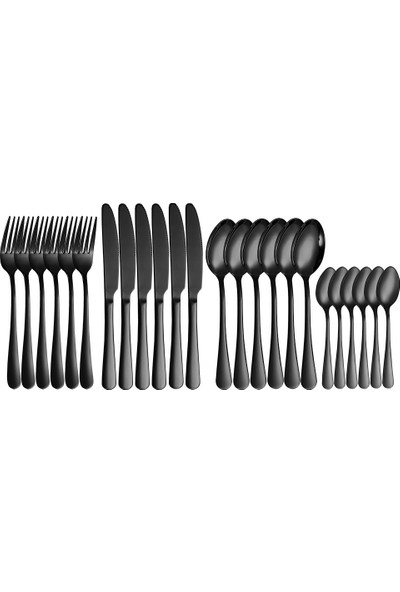 Love Home Paslanmaz Çelik Bıçak ve Çatal 24 Parça Seti (Yurt Dışından) Love Home Paslanmaz Çelik Bıçak ve Çatal 24 Parça Seti (Yurt Dışından)