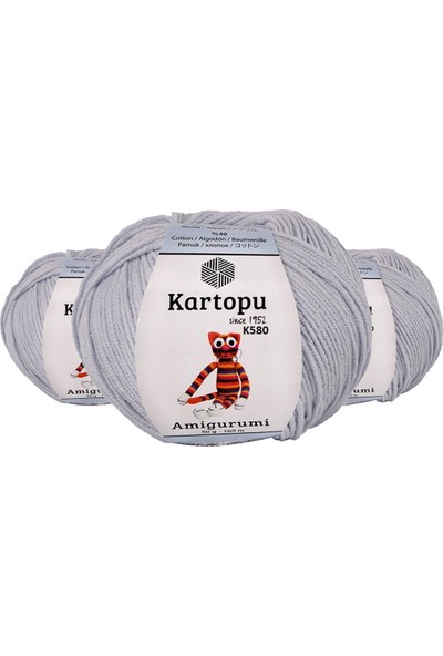 Kartopu 3 Adet Amigurumi El Örgü Ipi 50GR 580