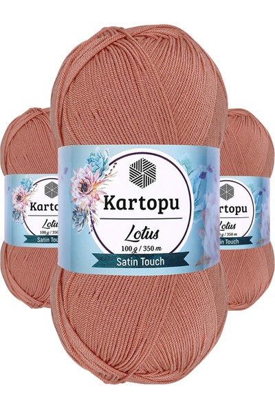 Kartopu 3 Adet Lotus Bikini Büstiyer Bluz Örgü Ipi K103 Pişmiş Ayva Kartopu 3 Adet Lotus Bikini Büstiyer Bluz Örgü Ipi K103 Pişmiş Ayva