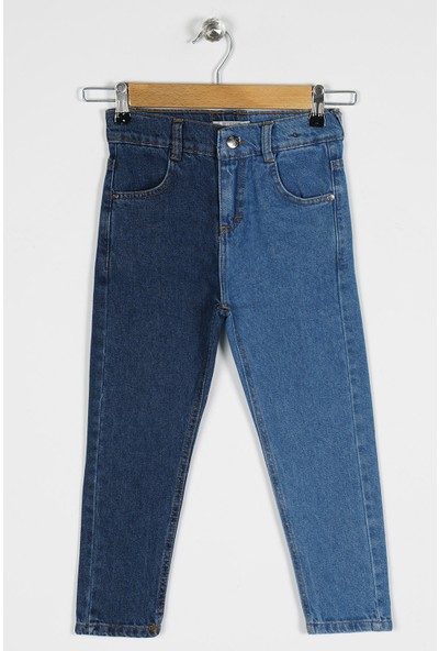 Zepkids Kız Çocuk Iki Renk Kot Pantolon 2-11 Yaş