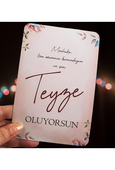O Ne Seviyo Teyze Oluyorsun Müjde Kartı - Bebek Geliyor - Hamile Anı Kartı O Ne Seviyo Teyze Oluyorsun Müjde Kartı - Bebek Geliyor - Hamile Anı Kartı