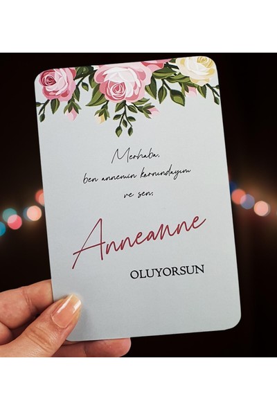 O Ne Seviyo Anneanne Oluyorsun Müjde Kartı - Bebek Geliyor - Hamile Anı Kartı O Ne Seviyo Anneanne Oluyorsun Müjde Kartı - Bebek Geliyor - Hamile Anı Kartı