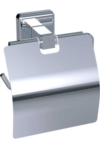 Duxxa A.2508 Pirinç Quadro Tuvalet Kağıtlık Kapaklı