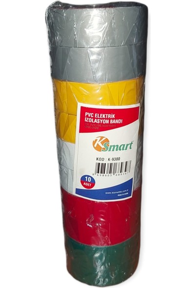 Ksmart Pvc Elektrikiolasyon Bandı 10'lu