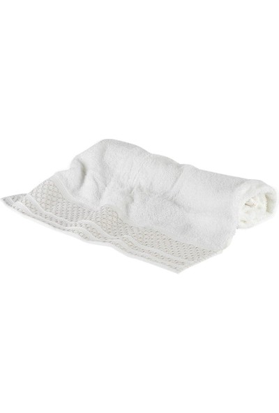 Primanova Vivyen Havlu 50X80 Beyaz Pamuk Yüz Havlusu