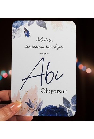 O Ne Seviyo Abi Oluyorsun Müjde Kartı - Bebek Geliyor - Hamile Anı Kartı O Ne Seviyo Abi Oluyorsun Müjde Kartı - Bebek Geliyor - Hamile Anı Kartı