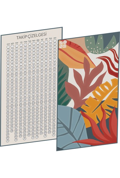 Zone Design Hobi Takip Kartı | Kitap Ayracı | Takvim Zone Design Hobi Takip Kartı | Kitap Ayracı | Takvim