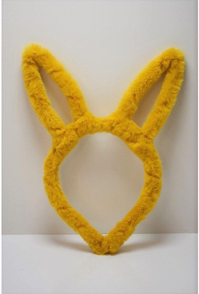 Hd Marketim Tavşan Kulak Taç Sarı Kız Çocuk Toka Saç Takı 11191