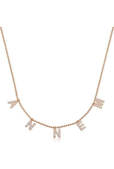 Silver ​Gümüş Annem Yazılı Bayan Kolye