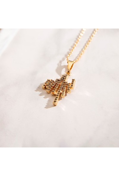 Hediyezin Özel Tasarım Zirkon Taşlı Kolye Hediyezin Özel Tasarım Zirkon Taşlı Kolye