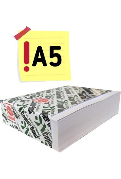 Ve-Ge A5 Fotokopi Kağıdı 80 Gr. 500 Adet (A4 Yarısıdır)