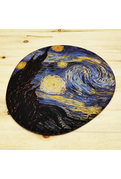 Harikapoli Vincent Van Gogh - Oval Mouse Pad Bilek Destekli 1