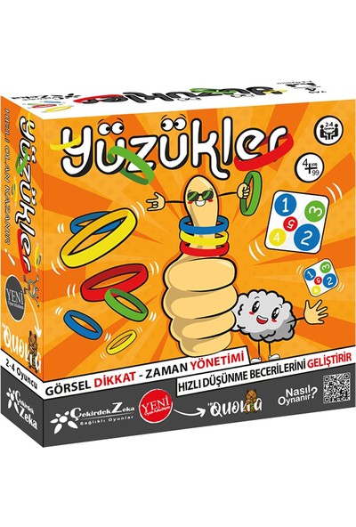 Çekirdek Zeka Yüzükler Xl Kutu Oyunu Çekirdek Zeka Yüzükler Xl Kutu Oyunu