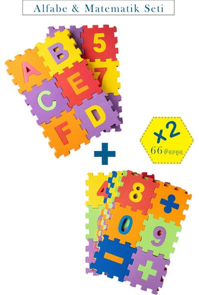Bermody Bermody 66 Parça Harf ve Matematik Seti Eva Puzzle Mini Yer Karosu ve Eğitici Oyuncak Bermody Bermody 66 Parça Harf ve Matematik Seti Eva Puzzle Mini Yer Karosu ve Eğitici Oyuncak