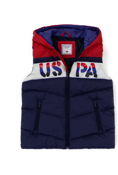 U.S. Polo Assn. Erkek Çocuk Lacivert Dokuma Yelek U.S. Polo Assn. Erkek Çocuk Lacivert Dokuma Yelek