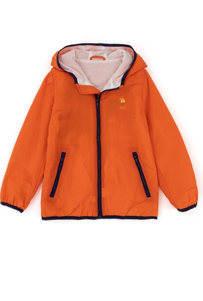 U.S. Polo Assn. Erkek Çocuk Turuncu Mont