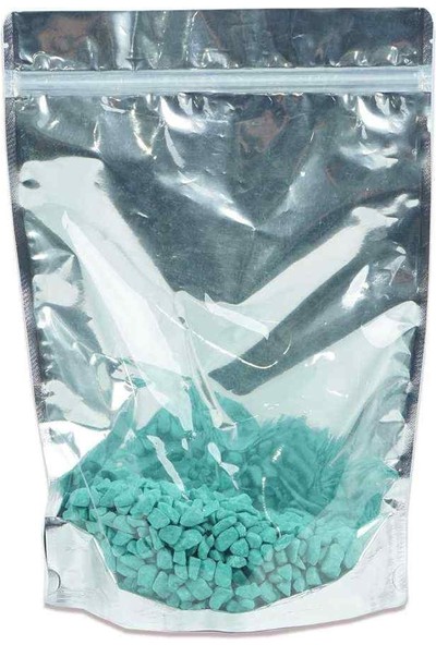 Şeffaf Metalize Kilitli Doypack 200X300X100 mm 25 Li Paket