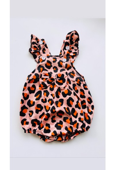 Babylon Şortlu Askılı Leopar Tulum Babylon Şortlu Askılı Leopar Tulum