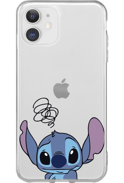 Caseland Apple iPhone 11 Uyumlu Stitch Desenli Şeffaf Telefon Kılıfı Caseland Apple iPhone 11 Uyumlu Stitch Desenli Şeffaf Telefon Kılıfı
