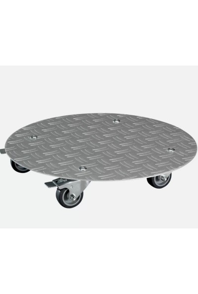 Evinizin Atölyesi Metal Saksı Altlığı Arktis Ø 38 Cm