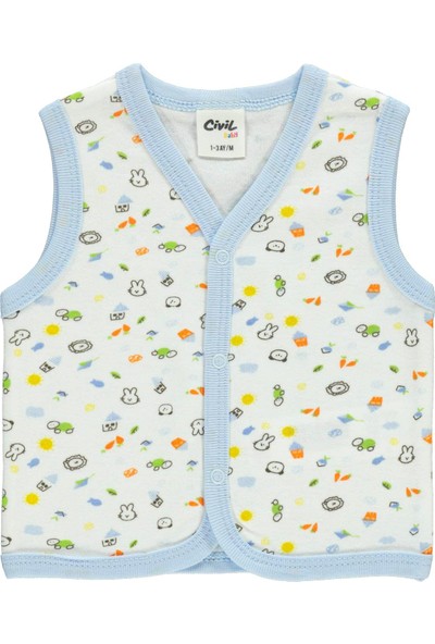 Civil Baby Bebek Yelek 1-9 Ay Mavi