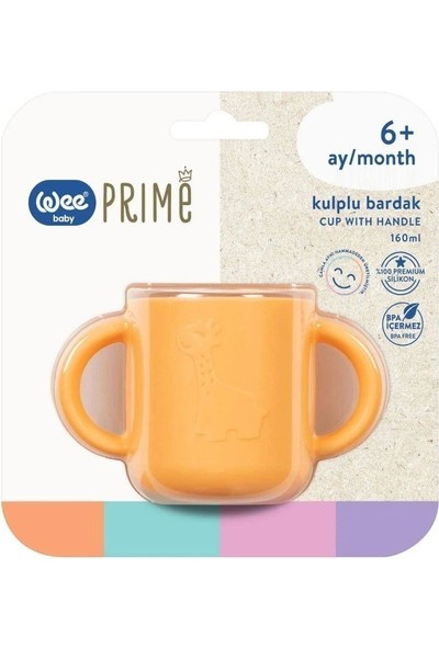 Wee Baby Prime Silikon Kulplu Bardak Wee Baby Prime Silikon Kulplu Bardak