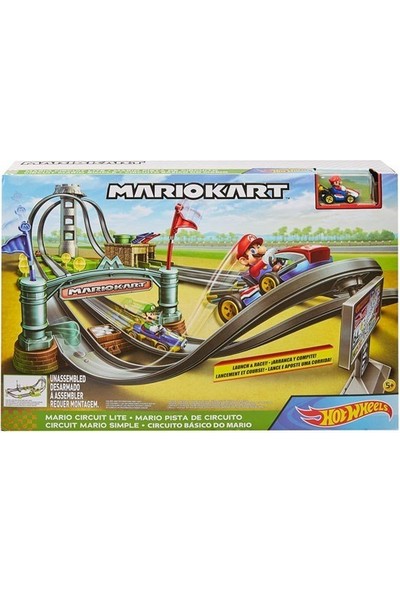 Hot Wheels Mario Kart Çılgın Dönüş Parkuru Yarış Seti Hot Wheels Mario Kart Çılgın Dönüş Parkuru Yarış Seti
