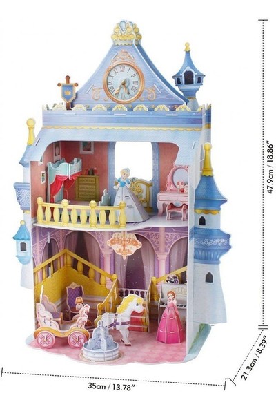 3D Puzzle Peri Masalı Şatosu