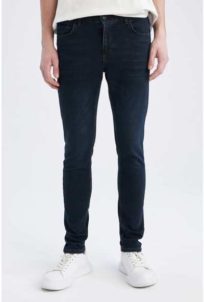 DeFacto Super Skinny Fit Düşük Bel Dar Paça Sürdürülebilir Jean PANTOLON X6833AZ22SM
