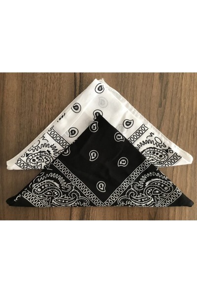 İnci Aksesuar Etnik Desen Taraftar Seti Bandana