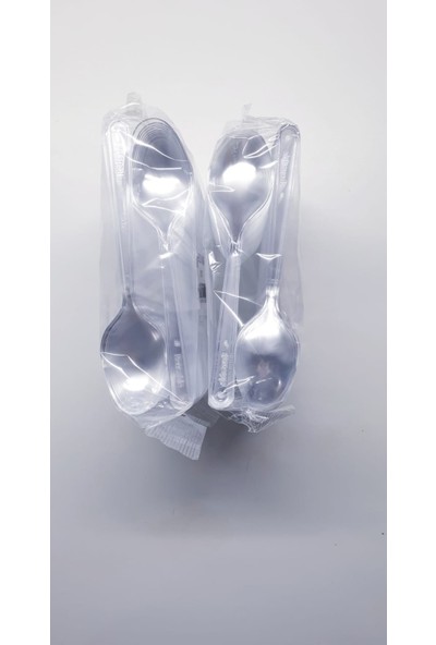 Tuyapack Plastik Tatlı Kaşığı Eko Lüks