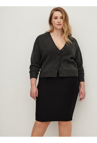 Suhis Büyük Beden Kalem Etek