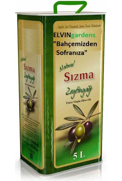 Elvıngardens Naturel Sızma Zeytinyağı Güney Ege Meşeli Serisi 5 Lt Teneke Elvıngardens Naturel Sızma Zeytinyağı Güney Ege Meşeli Serisi 5 Lt Teneke