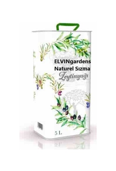 Elvin Elvıngardens Naturel Sızma Zeytinyağı Güney Ege Alinda Serisi 0.4 (Asit Oranı)