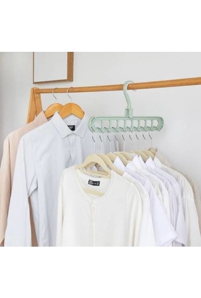 Organizers Sihirli Elbise Askısı Akıllı Askı 9 Gözlü Askı Organizers Sihirli Elbise Askısı Akıllı Askı 9 Gözlü Askı