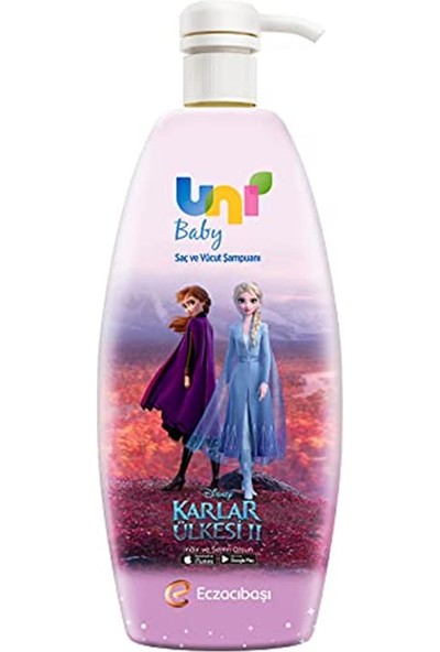 Uni Baby Boyasız Şampuan Karlar Ülkesi 2 Pembe 700 ml