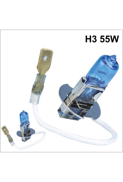 Carub 2 Adet H3 55W-100W 12V Süper Parlak Beyaz Sis Farı Yüksek Güç Carub 2 Adet H3 55W-100W 12V Süper Parlak Beyaz Sis Farı Yüksek Güç