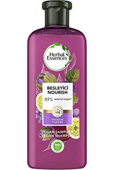 Herbal Essences Vegan Şampuan Besleyici Çarkıfelek Çiçeği ve Pirinç Sütü 400 ml Herbal Essences Vegan Şampuan Besleyici Çarkıfelek Çiçeği ve Pirinç Sütü 400 ml