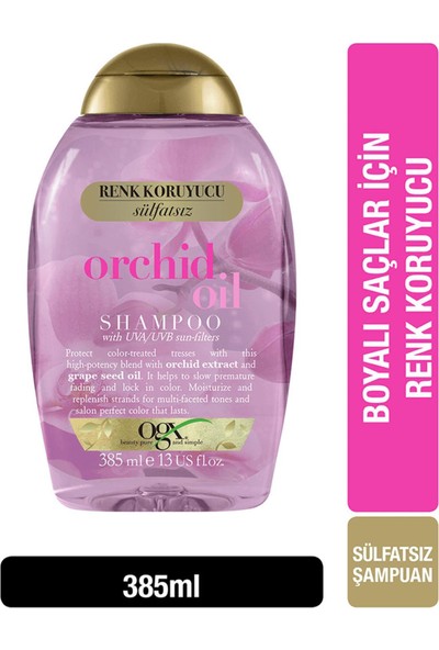 Ogx Renk Koruyucu Orchid Oil Şampuan 385 ml