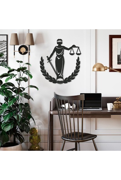 Artasia Adalet Tanrıçası Ahşap Tablo