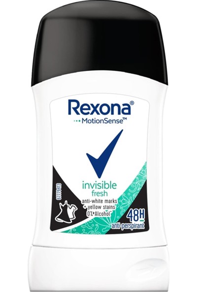 Rexona Kadın Deodorant Stick Invisible Fresh 40 ml Rexona Kadın Deodorant Stick Invisible Fresh 40 ml