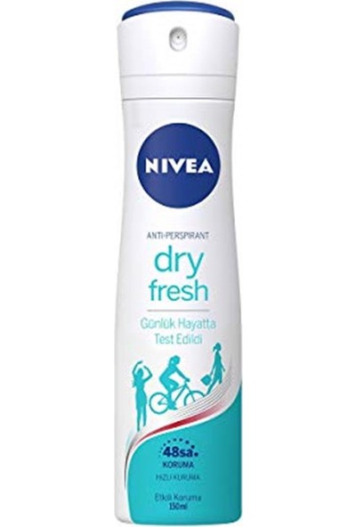 Nivea Dry Fresh Kadın Sprey Deodorant, 150 ml